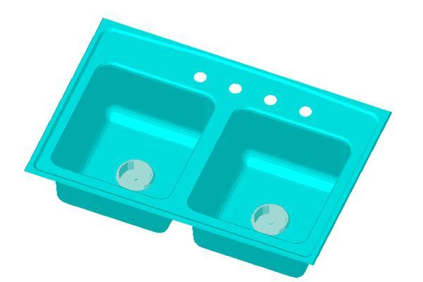 RevitCity.com | Object | Kohler - K-3346-3 Toccata Double Basin Sink