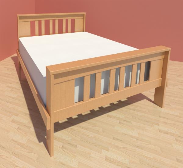 RevitCity.com | Object | Mission King Bed