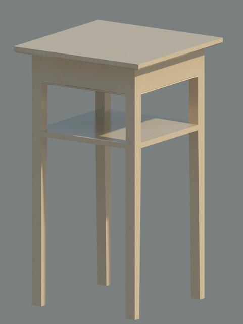 RevitCity.com | Object | Shaker Style Night Stand