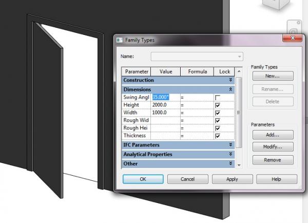 RevitCity.com | Object | Angular Openable Door