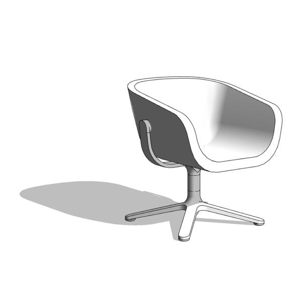 RevitCity.com | Object | Scoop Lounge Swivel Chair