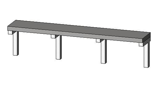 RevitCity.com | Object | Stadium Bench Seating - Parametric