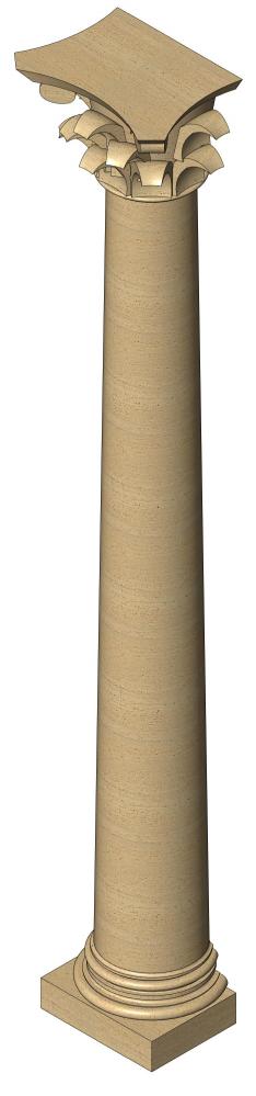 RevitCity.com | Object | Pilaster Round Corinthian
