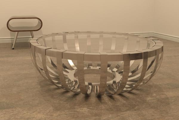 RevitCity.com | Object | Avant Garde Stainless Steel Coffee Table
