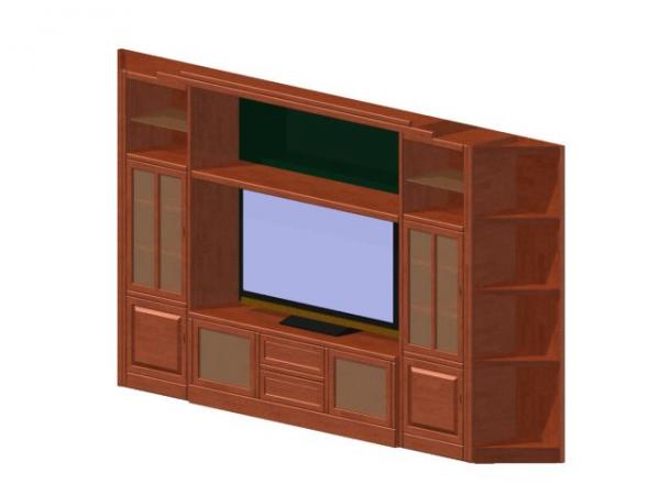 RevitCity.com | Object | Media Center oak