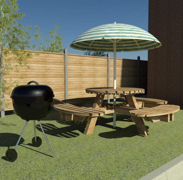 RevitCity.com | Object | Picnic Table and BBQ