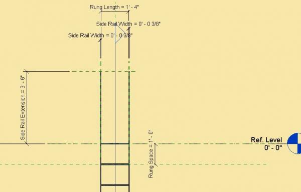 RevitCity.com | Object | Step Thru Ladder