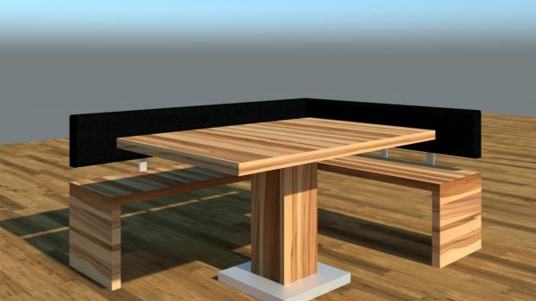 RevitCity.com | Object | Corner Seat with Table