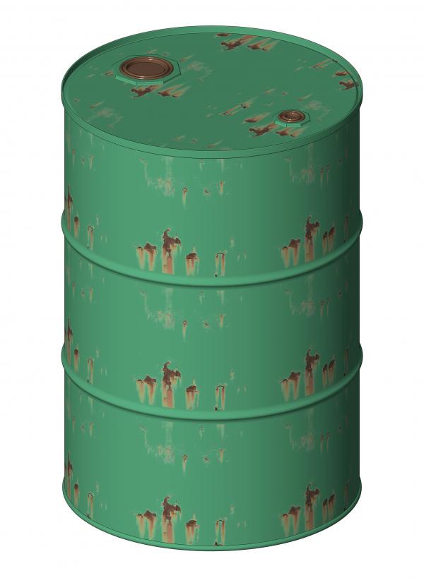 RevitCity.com | Object | Steel Drum - 200 Litre - 44 Gallon - 55 US ...