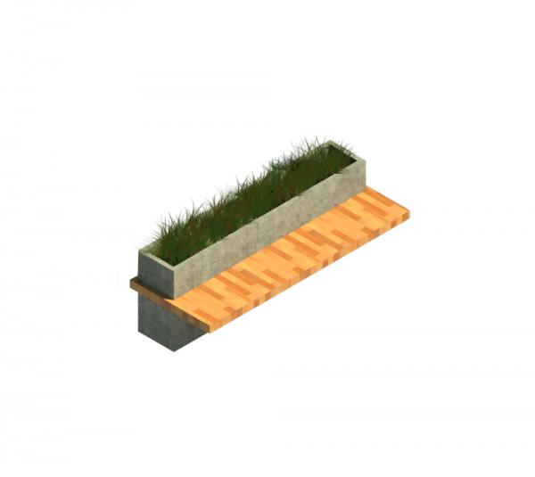 RevitCity.com | Object | bench and planter