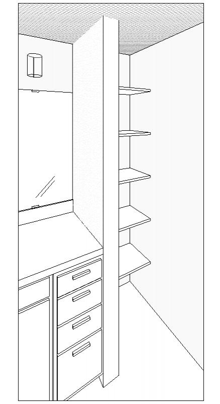 RevitCity.com | Object | Shelving_open shelf_5 shelf unit