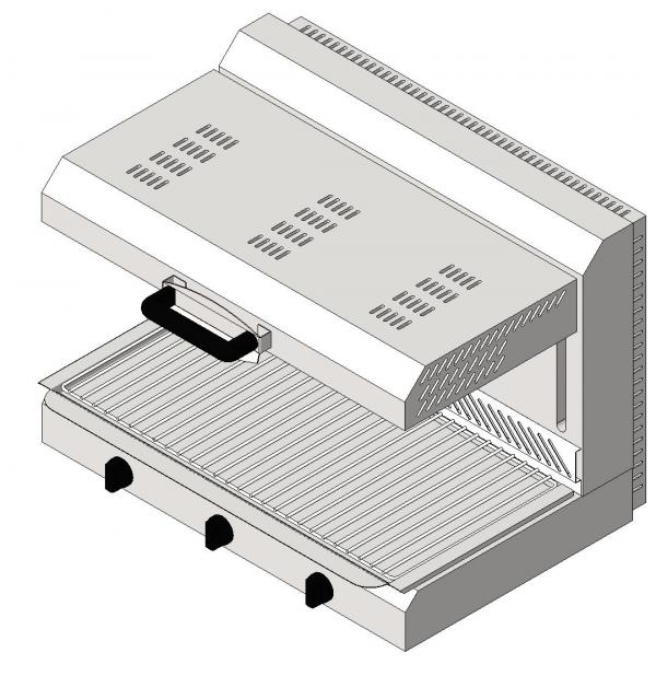 RevitCity.com | Object | Grill, Raise and Lower (Salamander) (Grille)