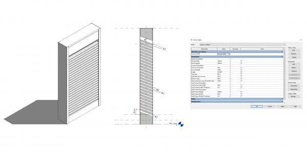 RevitCity.com | Object | Acoustic Louvres Panel (Generic)