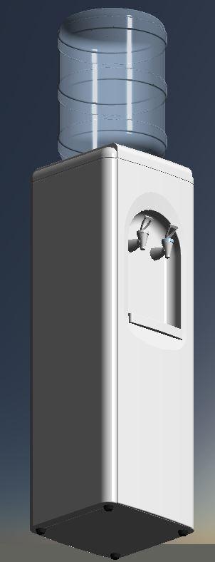 RevitCity.com | Object | WATER COOLER - Free Standing