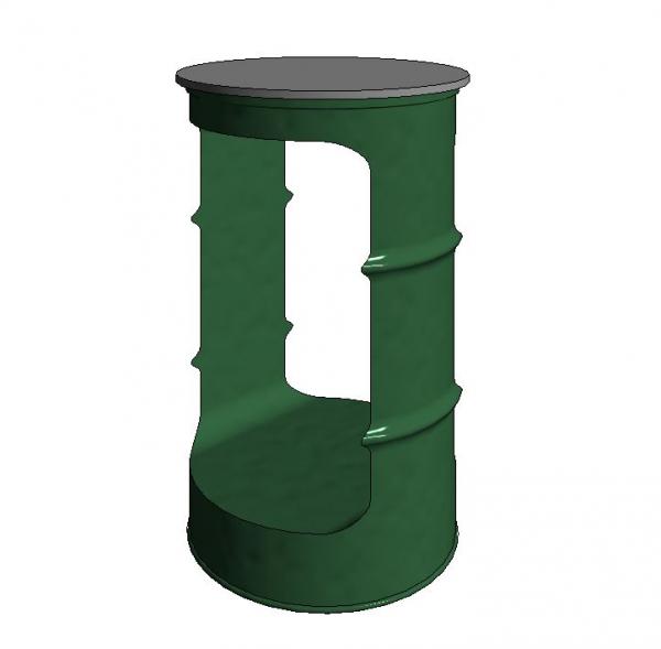 RevitCity.com | Object | OIL DRUM COCKTAIL/BAR TABLE