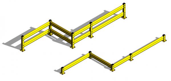 RevitCity.com | Object | Curtainwall Heavy Duty Guardrail
