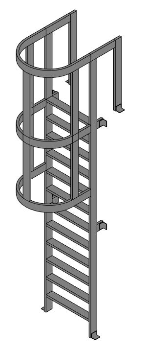RevitCity.com | Object | Roof Access Ladder