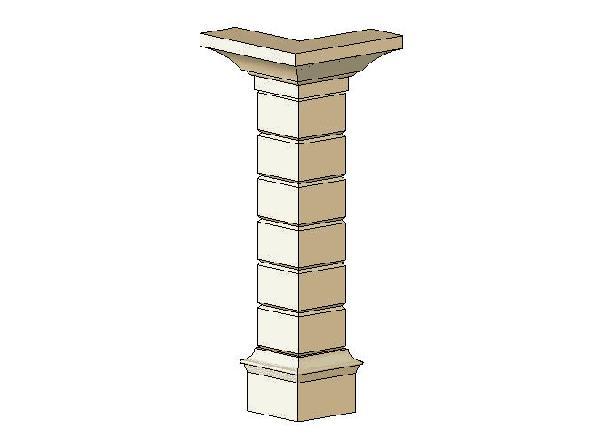 RevitCity.com | Object | Quoining with fancy profile top & bottom