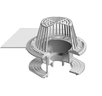 RevitCity.com | Object | MIFAB® R1200 - LARGE SUMP ROOF DRAIN