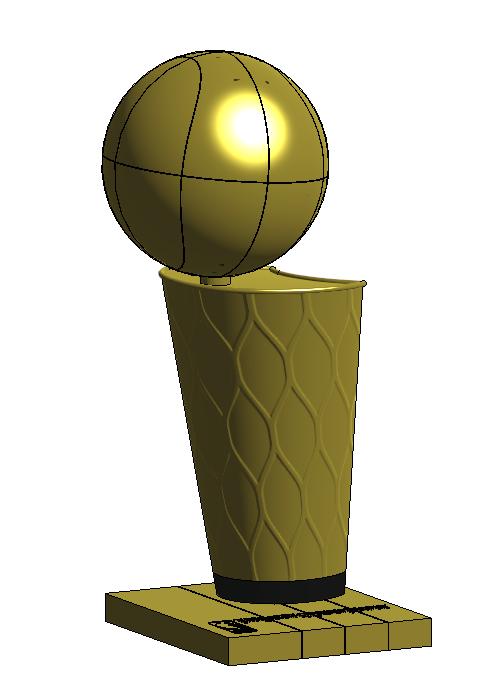 RevitCity.com | Object | NBA Larry O'Brien Basketball Championship Trophy