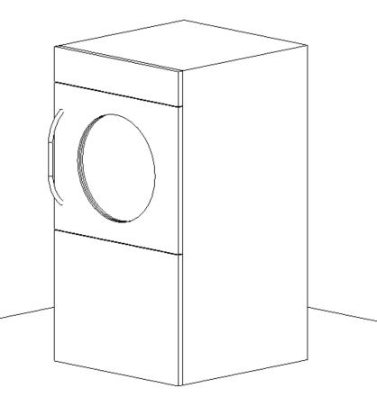 RevitCity.com | Object | Milnor Dryer (M50ED OPL Dryer)