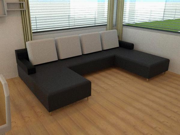 RevitCity.com | Object | Modern Sofa 300x180 (U-Shape)