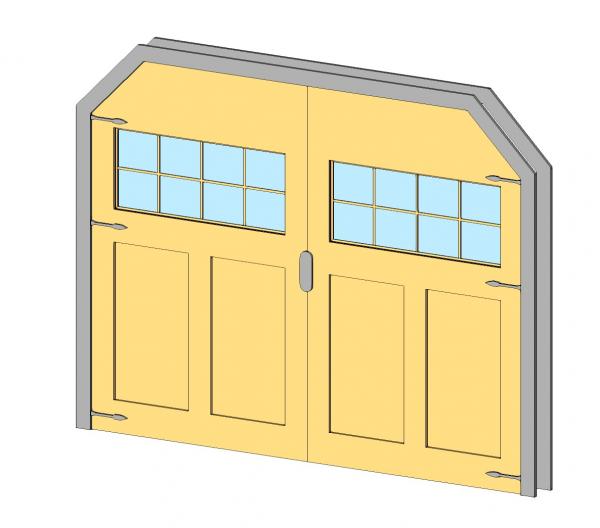 RevitCity.com | Object | RealCraft Carriage House Garage Door
