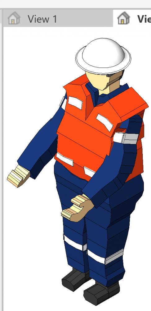 RevitCity.com | Object | Construction Worker 06