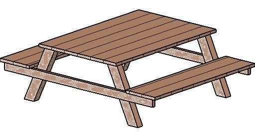RevitCity.com | Object | Picnic Table
