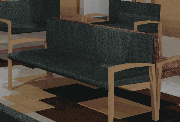 RevitCity.com | Object | Waiting Room Chair - Tripple