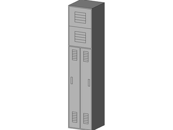 RevitCity.com | Object | Lyon Two Person Quiet Lockers