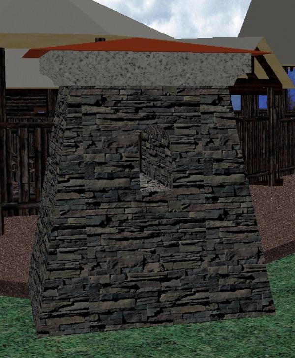 RevitCity.com | Object | Stone Turret with Viewing Hole