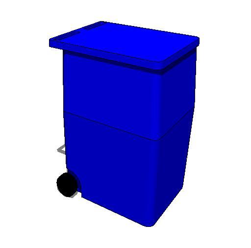 RevitCity.com | Object | Curbside Trash/Recycling Can