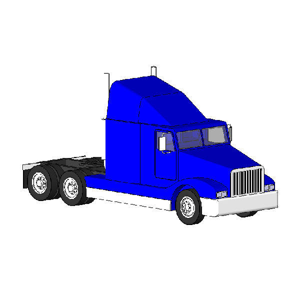RevitCity.com | Object | Semi Tractor