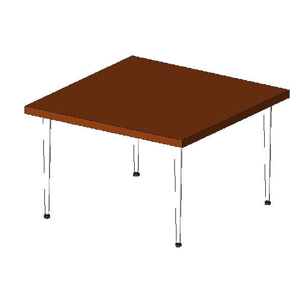 RevitCity.com | Object | Cafeteria Table - Square