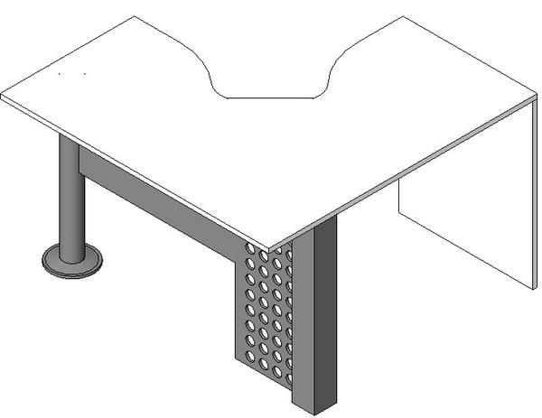 RevitCity.com | Object | Desk 1.2m