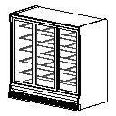 RevitCity.com | Object | Retail Refridgerator