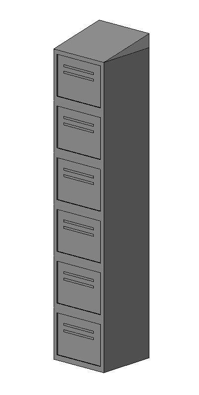 RevitCity.com | Object | Locker 6'-0" tall