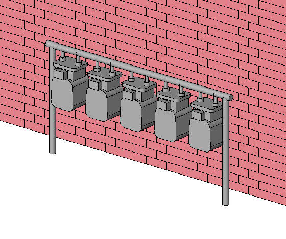 RevitCity.com | Object | gas meter manifold