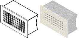 RevitCity.com | Object | Horizontal Rectangle Exhaust Terminal