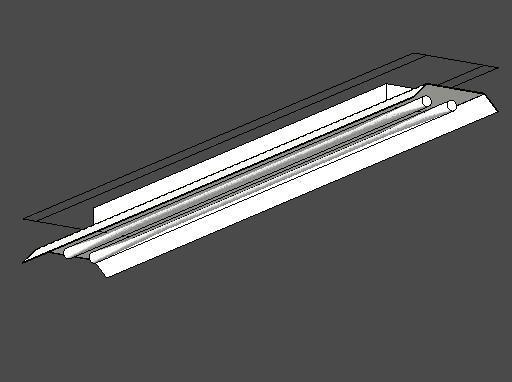 RevitCity.com | Object | ceiling mounted florescent light