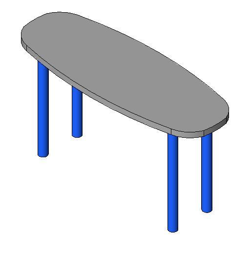 RevitCity.com | Object | 2 person rounded desk