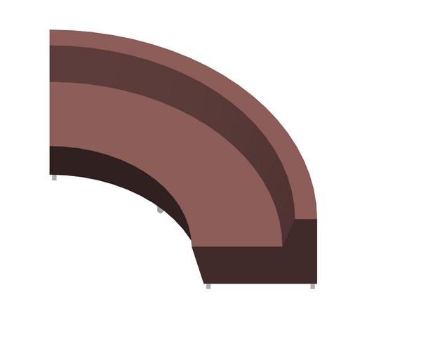 RevitCity.com | Object | DERIN Design - Curved Couch