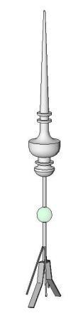 RevitCity.com | Object | 54" Lightning Rod