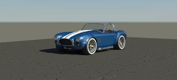 RevitCity.com | Object | Classic cars: Shelby A C Cobra 1968