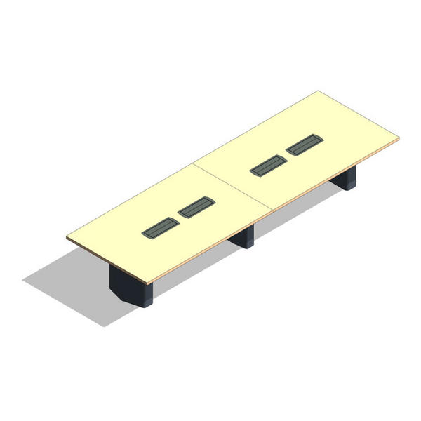 RevitCity.com | Object | COALESSE_E-TABLE - Rectangular 14'