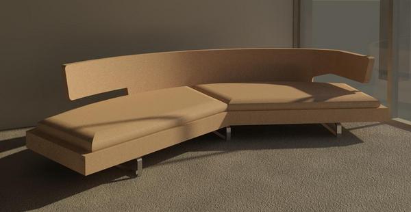 RevitCity.com | Object | Arne Sofa