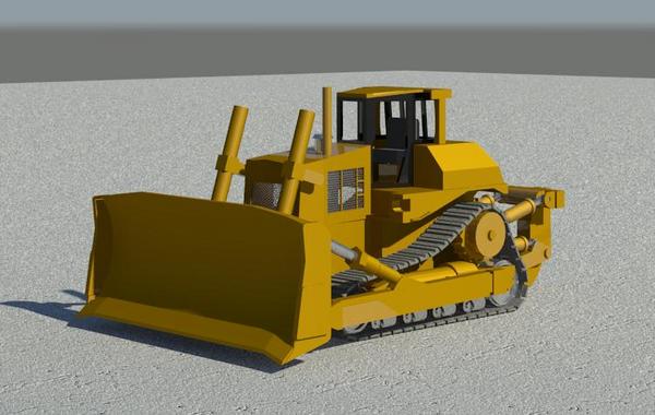 RevitCity.com | Object | Caterpillar D8N Excavator